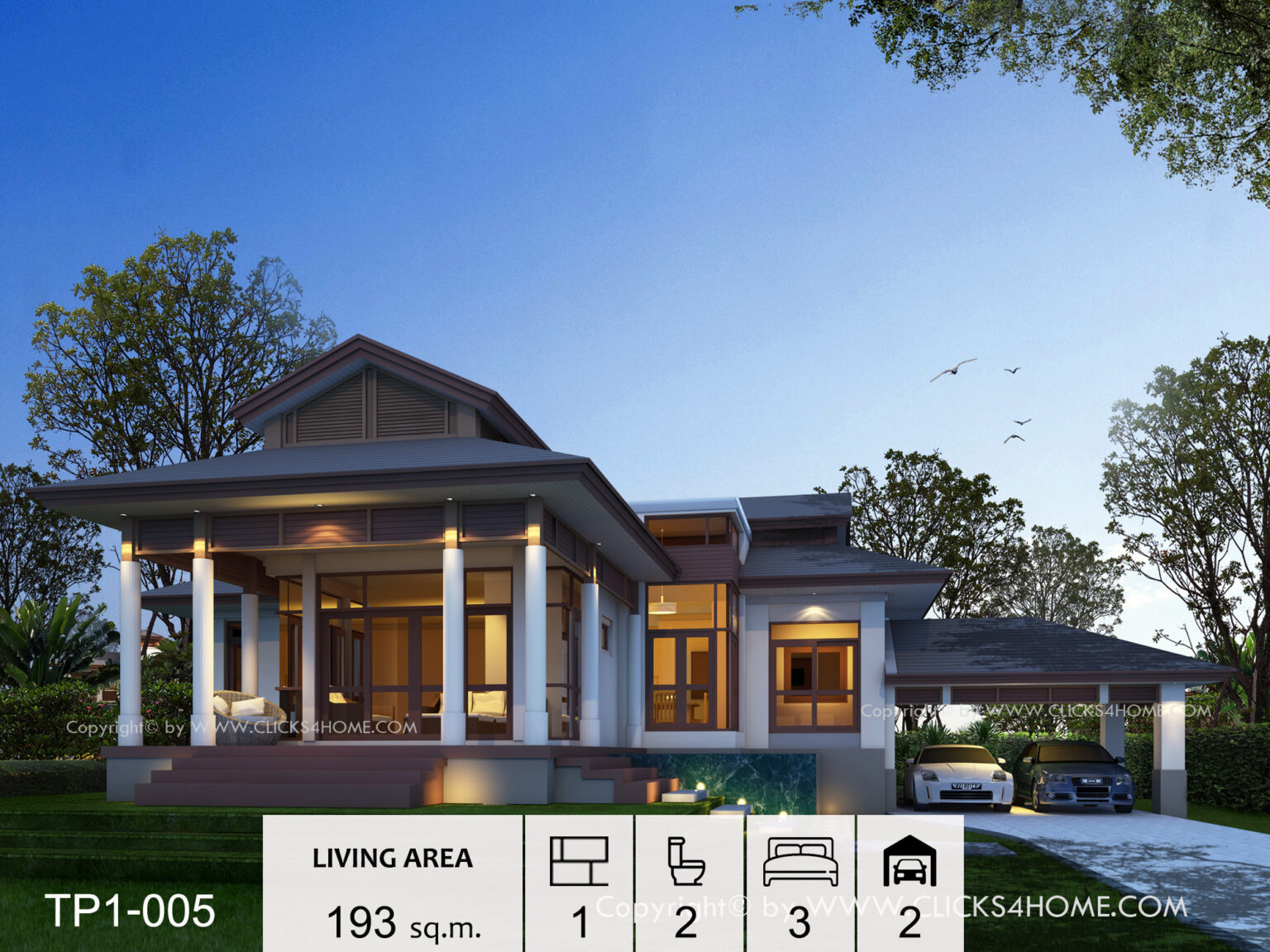 แบบบ้านชั้นเดียว | ในสไตล์โมเดิร์น, ร่วมสมัย, คอนเทมฯ, มินิมอล ฯลฯ