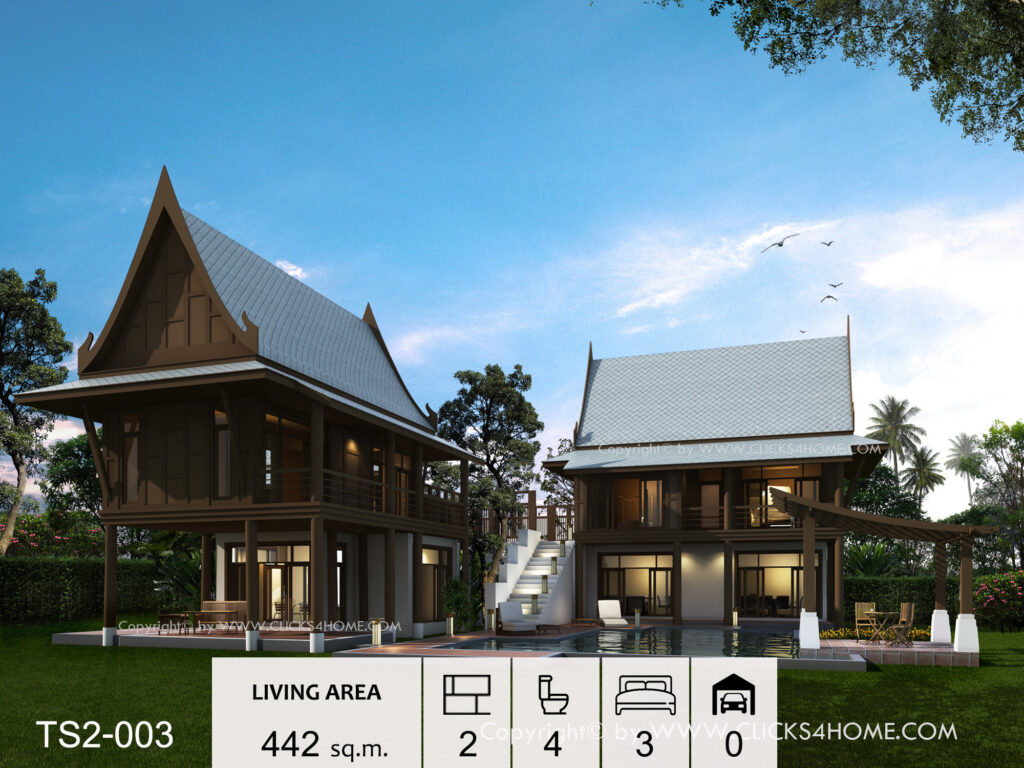 clicks4home | แบบบ้านเรือนไทย สวยๆ -ปี 2024