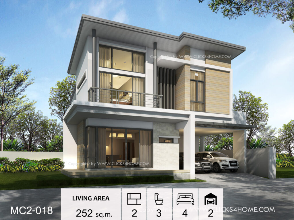 แบบบ้านสองชั้นสวยๆ | มีให้เลือกหลากหลายรูปแบบ หลากหลายสไตล์