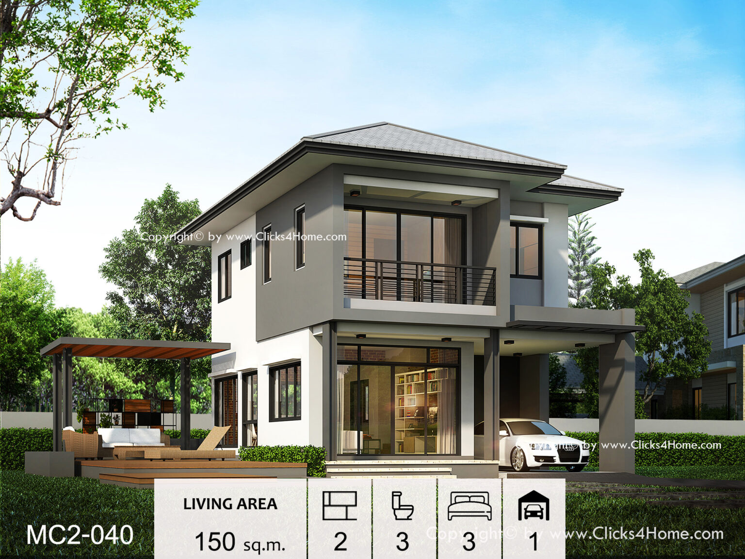 ขายแบบแปลนบ้านสำเร็จรูปสวยๆ พร้อมเซ็นรับรองงานออกแบบ